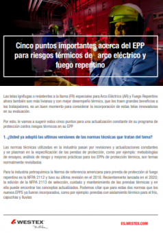 Cinco puntos importantes acerca del EPP para riesgos térmicos de arco ...